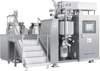 China Thermal Insulation Jacket Homogenizer Vacuum Emulsifier Industrial Blending Equipment for Cream and Paste Processing for sale