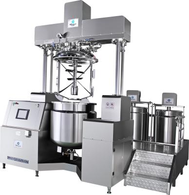 China Vacuum Emulsifying Mixer 2500x1500x4900mm PLC Control 25-100°C for Creams Lotions for sale