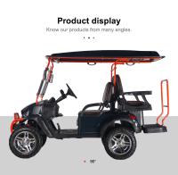 China Street Legal 48V 150 AHLithium Battery Solar 4Seaters Off Road Electric S Golf Cart Buggy dot windshield for sale