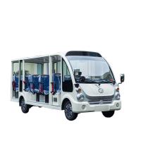 China 72V Large Capacity lead Acid Battery 14 Seater Electric Tourist Bus Sightseeing Car for sale