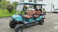 China 4+2 seats elctric golf cart electric golf vehicles electric golf buggy Double-Circuit Four-Wheel Hydraulic Brake for sale