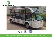China Outdoor 14 Passenger Electric Sightseeing Car with Superior Cruising Capacity for sale