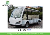 China White Color Electric Sightseeing Car For Multiple Public Zone Payload 11 Person for sale