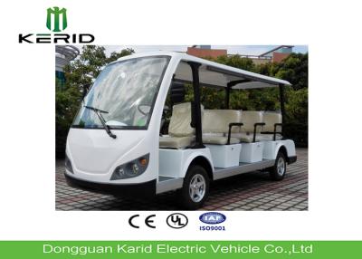 China White Color Electric Sightseeing Car For Multiple Public Zone Payload 11 Person for sale