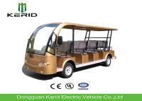 China 11 Seater Electric Sightseeing Bus Tourist Car with Zero Pullution Green Energy for sale