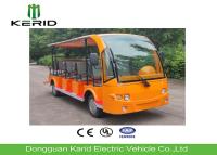 China Battery Powered Electric Sightseeing Car with 14 Seats Excellent Cruising Ability for sale