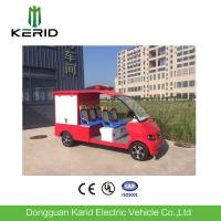 China Fire Protection Electric Fire Fighting Vehicles 5 Person With ABS Cushion for sale