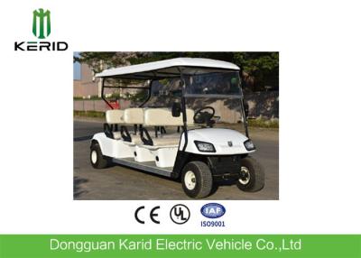 China White Color 6 Passenger Electric Street Legal Golf Carts For Club Battery Powered for sale