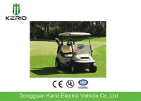 China 2 Seat Electric Golf Carts 48 Voltage Trojan Battery Aluminum Chassis DC Motor for sale