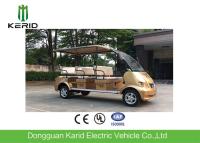 China Low Running Noise Tourist 8 Seater Electric Car For Multiple Purpose Street Legal for sale
