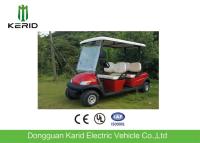 China Metallic Red Color Electric Fuel Type Golf Carts DC Motor 4 Passengers Cheap Golf Buggy For Sale for sale