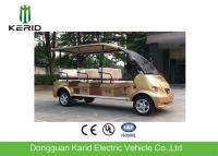 China Gold 4Kw Eight Passenger Electric Shuttle Bus Designed For Tourist Attractions for sale
