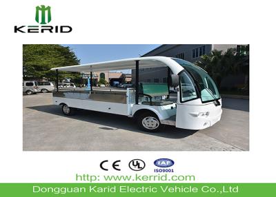 China High Powered White Electric Cargo Van Utility Golf Cart Flatbed With 2 Person for sale