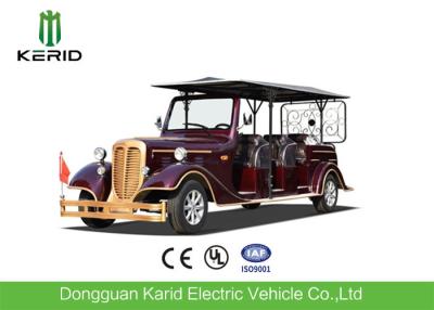 China Street Legal 11 Seater Electric Vintage Cars For Real Estate And Hotel 72V/5KW for sale