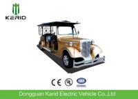 China Custom 11 Seater Antique Electric Cars Sightseeing Vehicle For Airport Reception for sale