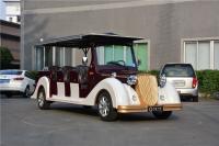 China Retro Electric Sightseeing Bus With 11 Sofa Seats For Hotels / Resorts / Party for sale