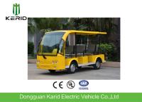 China Battery Operated 4 Wheel Electric Shuttle Bus For Public Area Transportation for sale