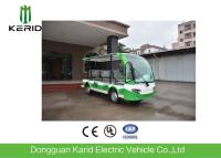 China Battery Operated 4 Wheel Electric Shuttle Bus 48V Motor For Public Area Transportation for sale