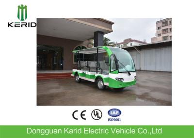 China Battery Operated 4 Wheel Electric Shuttle Bus 48V Motor For Public Area Transportation for sale