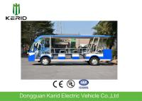 China Battery Operated Electric Shuttle Bus / Electric Sightseeing Car 14 Passengers With 72V DC Motor for sale