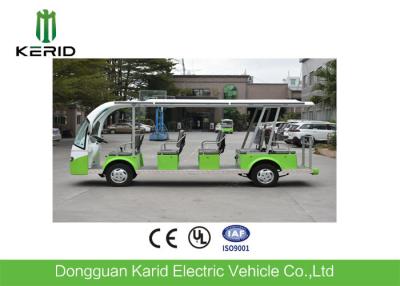 China Low Noise 4 Wheel Pure Electric City Bus / Electric Passenger Vehicle 14 Seats For Tour for sale
