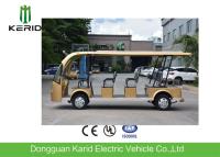 China Small Electric Sightseeing Car  With 11 Passenger / 72V DC Motor for sale