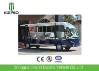 China Low Using Cost Mini Dimensions 72V5kW Electric Sightseeing Bus Club Cart With a Rear Cargo Box Suits For Resort Using for sale