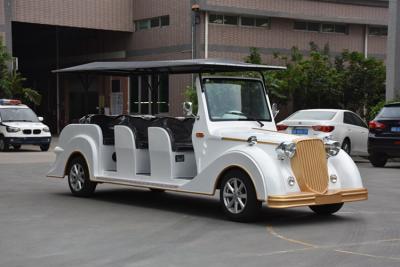 China Fiberglass Material 8 Passenger Electric Vintage Cars for Hotel Reception for sale