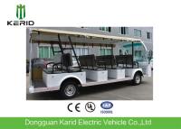 China Battery Operated 11 seater 5kw Electric Sightseeing Car Club Cart With Rain Shade For Hotel for sale