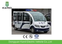 China White Color 5kW Electric Sightseeing Car Tourist Buggy With Rear Led Screen For Resort for sale