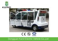 China Eco Friendly Design Enclosed Cabin Battery Powered White Color Electric Sightseeing Bus With 8seats For Resort for sale