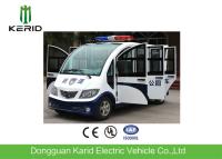 China Eco Friendly Design Enclosed Cabin Battery Powered White Color Electric Sightseeing Bus With 8seats For Resort for sale