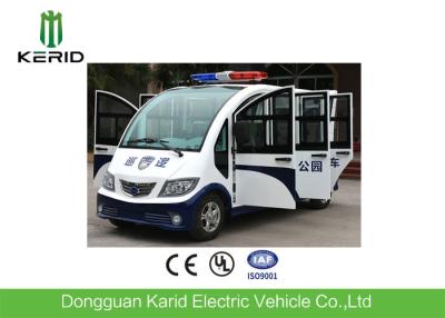China Eco Friendly Design Enclosed Cabin Battery Powered White Color Electric Sightseeing Bus With 8seats For Resort for sale