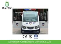China Full Welding Chassis Electric Pick Up Cart With Dismountable Door For Public Area Patrol for sale