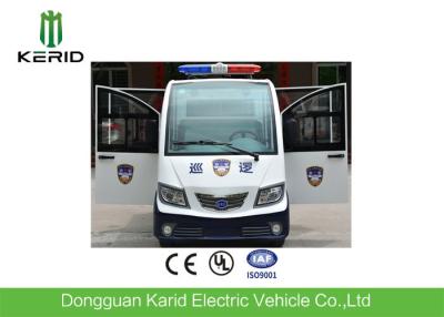 China Full Welding Chassis Electric Pick Up Cart With Dismountable Door For Public Area Patrol for sale