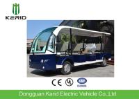 China White 11seats Left Hand Drive Electric Tourist Bus Sightseeing Buggy With Foldable Rain Shade For Resort for sale
