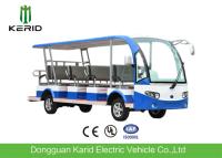 China Colorful 5KW Low Speed Electric Sightseeing Car With 14 Seats for sale