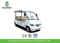 China 4 Wheel Left Hand Drive 48V Electric Sightseeing Car For Amusement Parks for sale