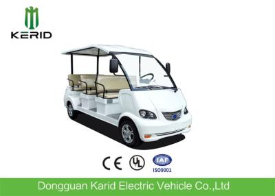 China 4 Wheel Left Hand Drive 48V Electric Sightseeing Car For Amusement Parks for sale