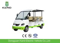 China Curtis Controller 48V Electric Sightseeing Car / Electric Passage Car 8 Seaters With Onboard Charger for sale