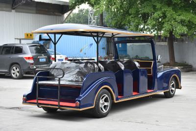 China Long Wheelbase Spacious Passenger Cabin Electric Vintage Cars With 11 VIP Seats for sale
