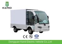 China Stainless Steel Container Electric Cargo Van With 2 Seats Customized Dimension for sale