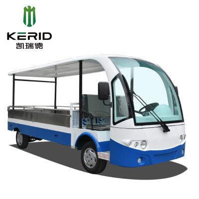 China Large Space Cargo Vehicle 72C AC Motor Utility  Electric Pick Up Truck for sale