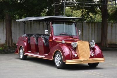 China 4 Wheel 72V AC Motor Left Drive Classic Golf Cars Electric MIni Vehicle 11 Persons Payload for sale