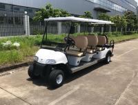 China 48V Large Capacity Battery Powered 8 Person Golf Cart With Reverse Folding Seats for sale