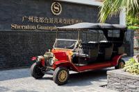 China CE Approval Antique Electric Car 11 Seats Car Grade Painting for sale