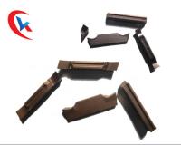 China HRC35 - 50 External Turning Tool Cast Iron Stainless Steel Carbide Grooving Inserts for sale