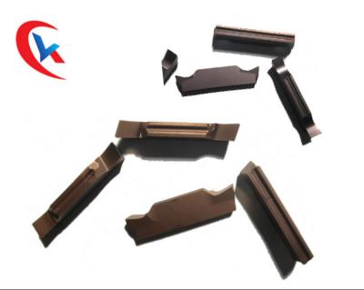 China HRC35 - 50 External Turning Tool Cast Iron Stainless Steel Carbide Grooving Inserts for sale