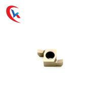 China Bronze Coating Carbide Grooving Inserts 10 Pack 9GR High Precision Tool Parts HRA 91.8 for sale
