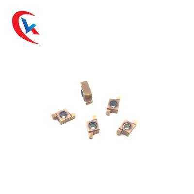China GER200-100CR Light Gray PVD Processed Workpieces Carbide Grooving Inserts for sale